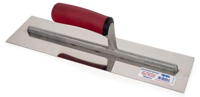 Stainless Steel Smooth-Edge Trowel - Woodwise